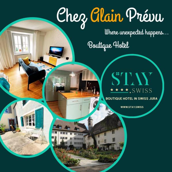 Chez Alain Prévu - Boutique Hotel By Stay Swiss - Porrentruy
