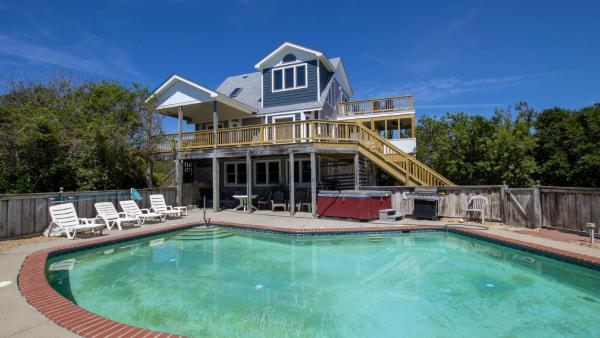 Oceanside, Private Pool, Screened Porch, Hot Tub! Ww910, Serenity On The Beach - Corolla, NC