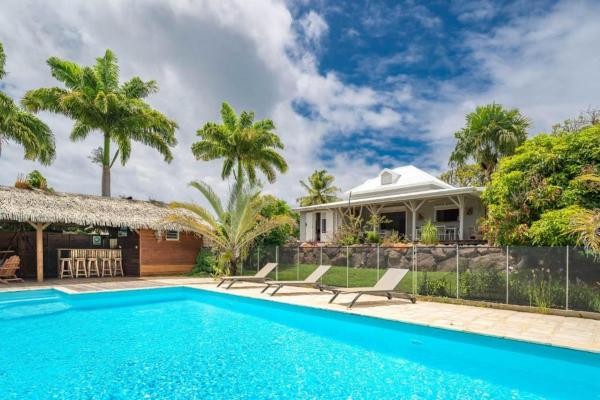 Villa Tikitanga Avec Piscine 10x5m à 650m De La Mer - Saint-François