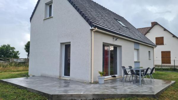 Maison 3 Ch Vue Sur Mer Confortable Lumineuse Belle Terrasse Grand Jardin 10 Mn à Pied De La Plage - Proche Supérette Et Omaha Beach - Vierville-sur-Mer