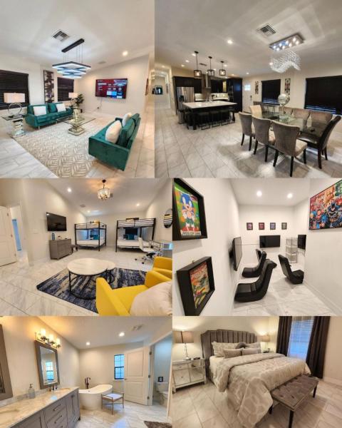 The Villa Orlando College Park Sleeps16 - Monthly Stays - Amway Center