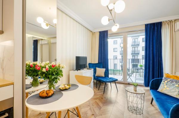 Sky Home- Blue Apartament 2 -Manufaktura, Bezpłatny Parking, Klima, Dostęp Na Kod - Łódź