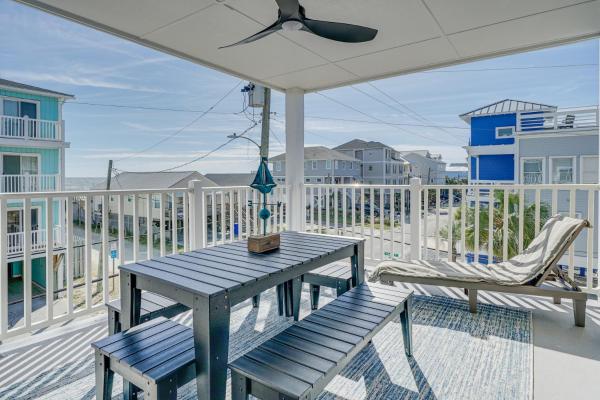 Steps To Ocean: Water-view Carolina Beach Unit! - Carolina Beach