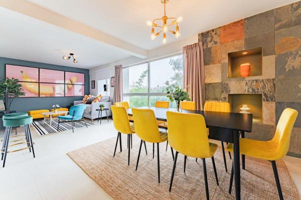 New Cheerful Family Friendly Roma Norte Condo - Ciudad de México