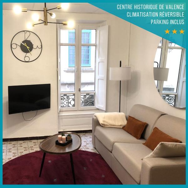 ღ Le Cypriano • T2 Au Centre De Valence Avec Parking - Parc Jouvet de Valence