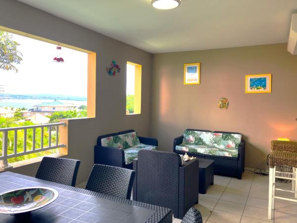 Le Voyageur - 1ch - 4p - Vue Mer - Anse Mitan - Les Anses-d'Arlet