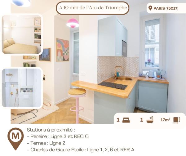 Charmant Studio_ Champs-élysées - Porte Maillot