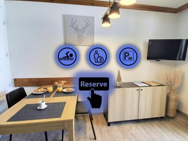Super Studio - Piscine - Parking Couvert - Pied Des Pistes - Allemont