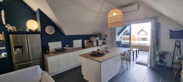 Grand T3 90m2, 2 Sdb, Vue Lagon, Parking - Saint-Leu