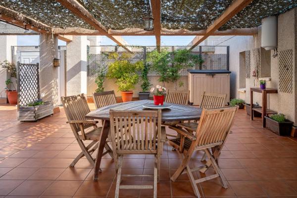 At018 Atico Con Piscina, Airco, A 5min De La Playa - Torredembarra