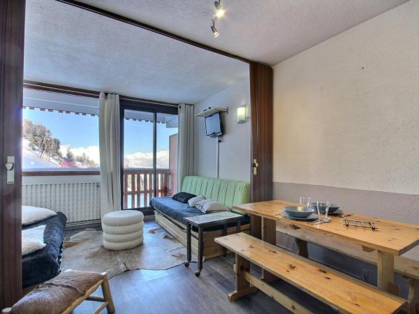 Charmant Studio Avec Balcon Et Vue Mont-blanc, à 50m Des Pistes - Fr-1-455-131 - Aime
