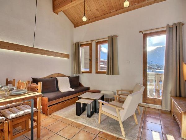 Appartement 3 Pièces Au Pied Des Pistes Avec Cheminée Et Balcon - Fr-1-455-188 - Les Coches