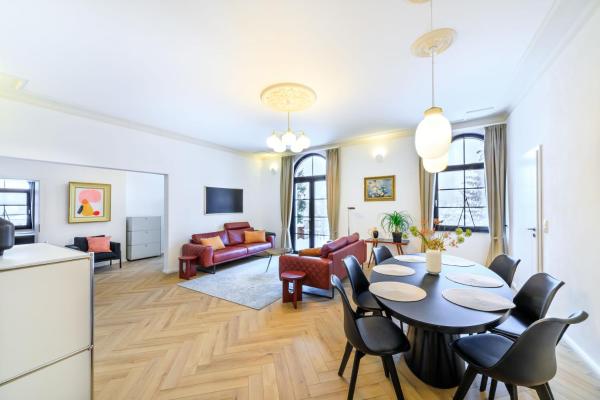 5 Sterne Ferienwohnung Schlossplatz - Sachsen Vogtland Erzgebirge 6 Personen 3 Sz Sauna Kamin - Auerbach/Vogtland