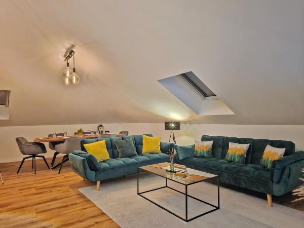 Design-penthouse I 90qm I Europapark 20 Min I Boxspring I Nespresso I Parking - Gengenbach