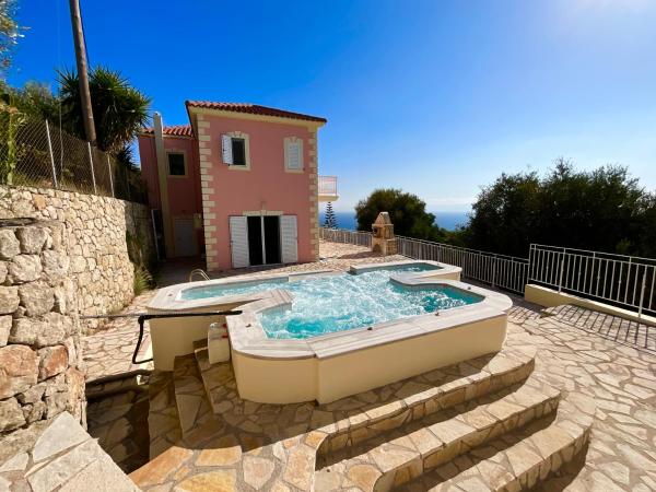 Villa Kaminia Rose Private Pool & Jacuzzi - Katelios