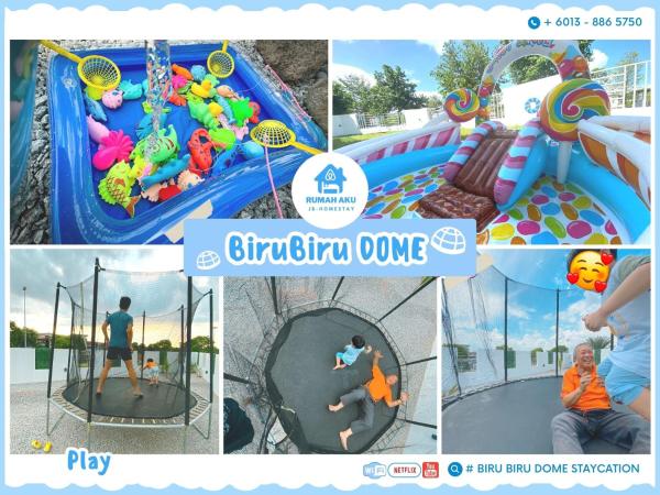 Legoland Hotel Theme Rooms Private Land-biru Dome Villa - Kukup
