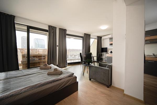 Panoramic Terrace City View Suite In Sofia Center - Sofia