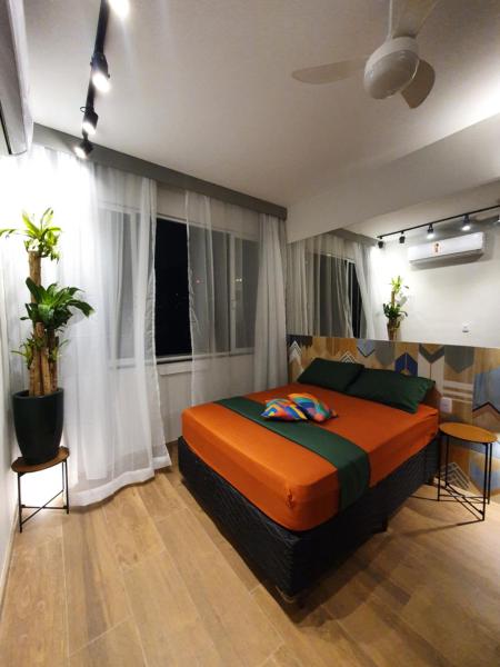 Apartamento Studio Completo Copacabana 1 Quadra Da Praia Com Garagem - Ipanema