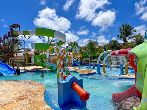 Jangadeiro Praia Hotel Resort - Parque Aquático E Pé Na Areia - Aquiraz