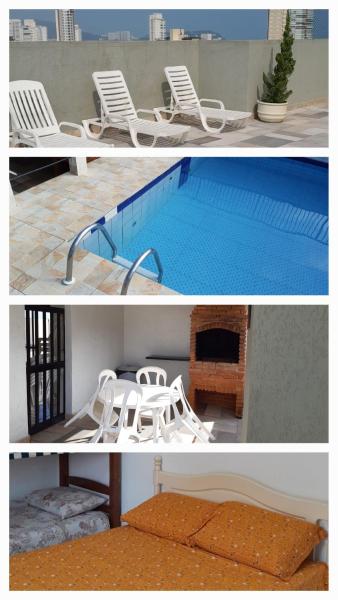 500m Da Praia, Prédio Cm Piscina, 1garagem, Wi-fi 300 Mbps, Centro De Guarujá, Próximo à Praia E Comércio, Horários Check-in E Check-out Flexíveis, Churrasqueira, - Guarujá