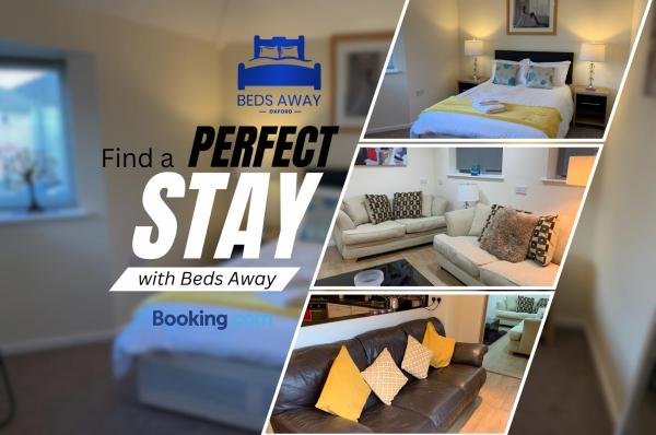 Relocation-business-leisure-fast Wifi-free Parking-with 2 En-suites And Garden By Beds Away Short Lets & Serviced Accommodation Oxford - Oxford