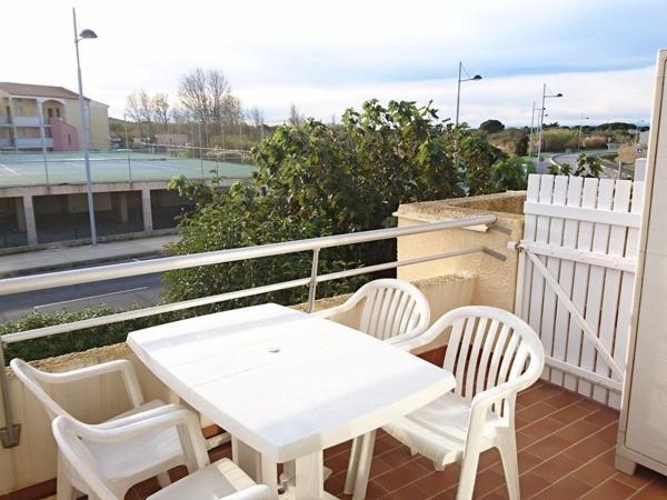 Charmant T2 Mezzanine, 4 Couchages, Clim, Terrasse, Piscine, Parking Privé - Marseillan - Fr-1-326-387 - Marseillan