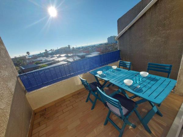 Appartement 2p Avec Terrasse Sud, Parking, Wifi Et Animaux Acceptés à Marseillan - Fr-1-326-797 - Marseillan