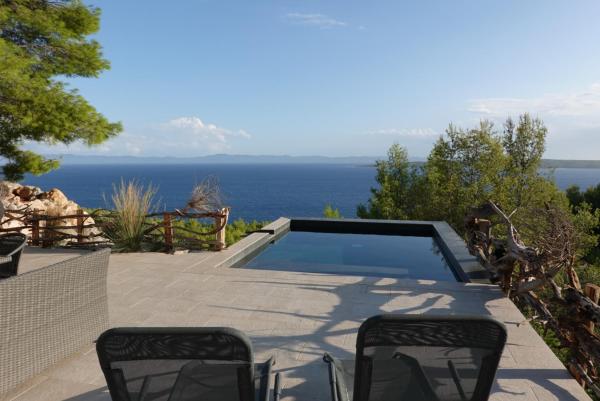 Sea View Eco House With Pool, 250m To Beach - Falcon View Hvar - Gelsa