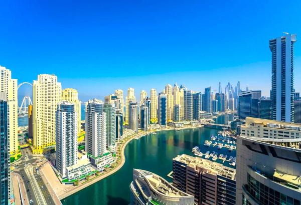 Luxury 1 Bedroom Marina View, Sleeps 5, 1 Min To Metro - United Arab Emirates