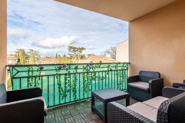 L'écrin Jardin Des Remparts - Parking Privé - Terrasse - Carcassonne