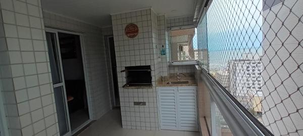 Apto Com Sacada Gourmet Vista Mar - Sao Vicente, Brazil