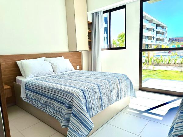 Makia Beach Muro Alto-flat 02 Mahina Térreo Frente Piscina - Ipojuca