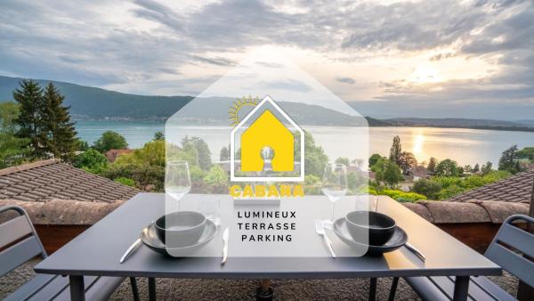 Cabana & Sunset #2 - Terrasse, Parking & Lac - Talloires-Montmin