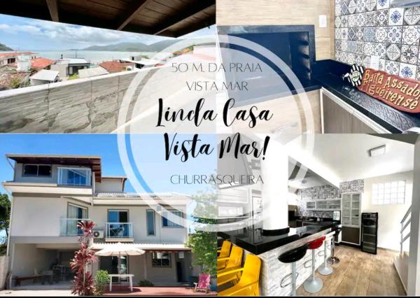 Linda Casa Triplex 50 Metros Do Mar - Governador Celso Ramos
