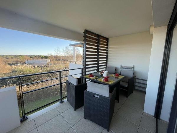 Studio Cabine Neuf Avec Terrasse Proche Plage Et Centre, Parking Privé Inclus - Fr-1-250-185 - Saint-Laurent-d'Aigouze
