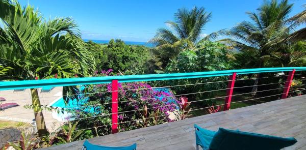 Pipirite Chantant - Maison Créole Vue Mer - Guadeloupe