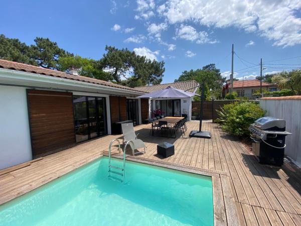 Villa Avec Piscine, Wifi Et Jardin Au Coeur Des Abatilles, Proche Plage Et Commerces - Fr-1-374-202 - Arcachon