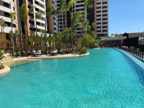 Apto Resort Brás Piscina, Ar-condicionado - São Paulo