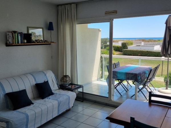 Appartement 3 Pers Avec Piscine, Terrasse Et Parking Privé - Fr-1-776-22 - Plage de Saint-Cyprien