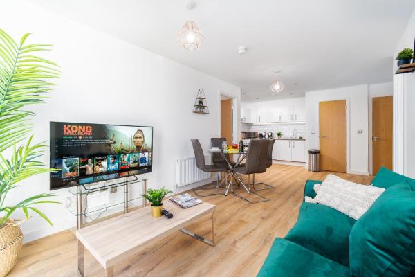 Birmingham City Centre Apartment - 2 Bedroom - Secure Parking - Top Rated 302h - Birmingham