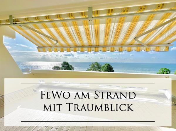 Fewo Traumblick - Himmel & Meer Mit Traum Meerblick Am Strand Mit Großem Balkon - Wlan, Streaming, 2024 Modernisiert - Timmendorfer Strand