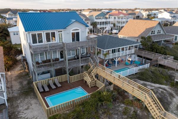 Pirate`s Booty Brunswick Vacation Rentals Ocean Front With Heated Private Pool - Ocean Isle Beach, NC