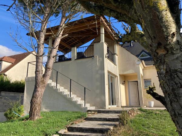 Chambre Triple Spacieuse Pour 3 Adultes Avec Terrasse Privée - Proche Disneyland Paris - Meaux