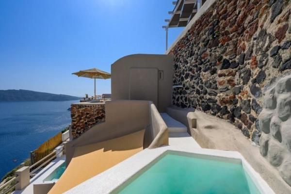 Beautiful Santorini Villa 1 Bedroom Villa Blissful Retreat Breathtaking Caldera Sea Views Outdoor Hot Tub Oia - Oia