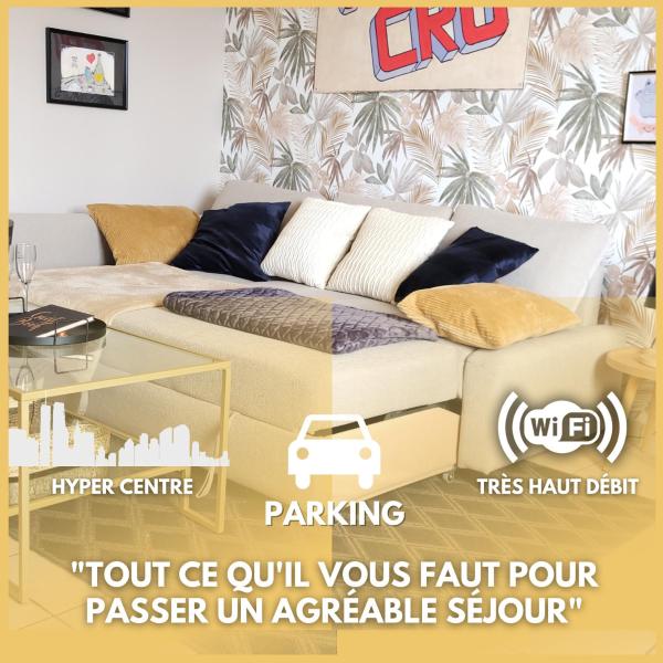 Gite Urbain - La Capsule - Parking - 阿伊