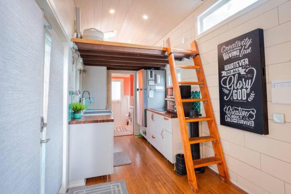 Teal Tiny Home Creek Views - Santa Margarita, CA