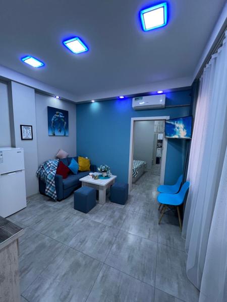 Cool Blue Interior Self Check In - Armenia