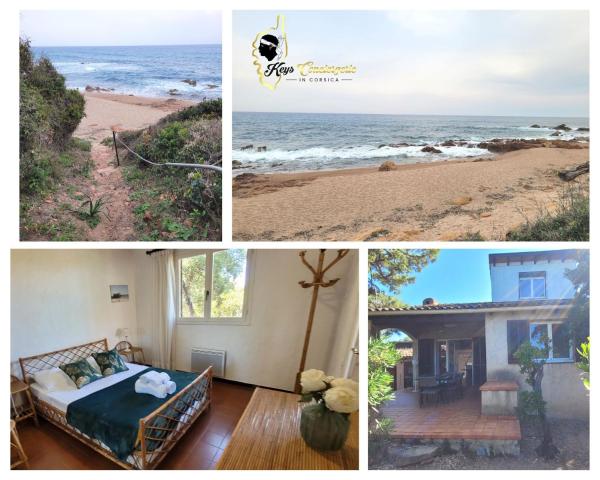 Villa Chérie 120m2 Accès Plage à Pied à Olmuccio - Pinarellu