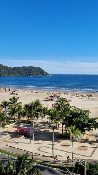 Canto Do Forte - Apto Acolhedor Com Vista Mar - São Vicente