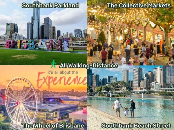 Central 2br Apt For 6ppl W Free Parking South Bne - Brisbane